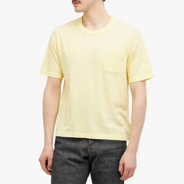 Visvim Sublig Jumbo T-Shirt 3 Pack In Green Navy Yellow - 30% Off